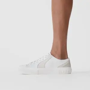 Burberry Two-tone Leather Sneakers
