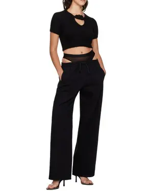 Alexander Wang Circle Cut-out Knit Top