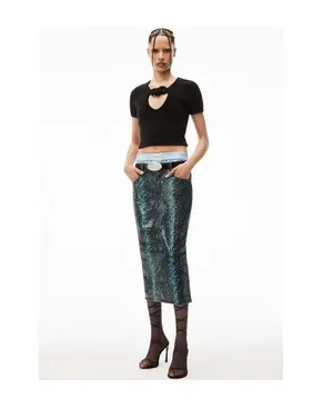 Alexander Wang Circle Cut-out Knit Top