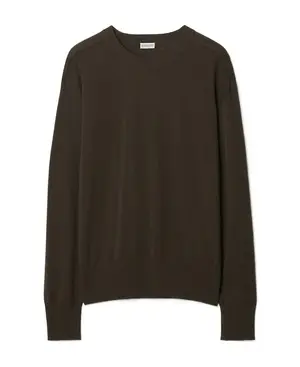 Burberry Drop-shoulder Wool Jumper - Black