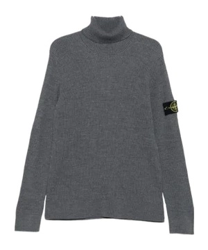 Stone Island Ribbed Turtleneck Sweater - No