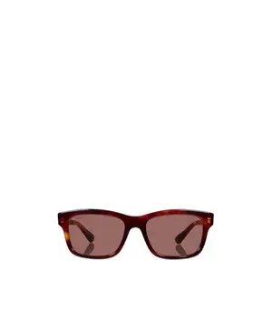 Gucci Rectangular Frame Sunglasses - Brown