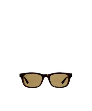 Gucci Rectangular-frame Sunglasses - Brown