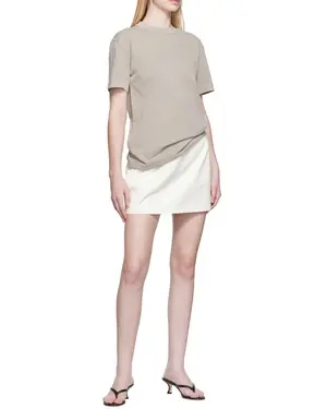 Alexander Wang Logo-embossed Cotton T-shirt
