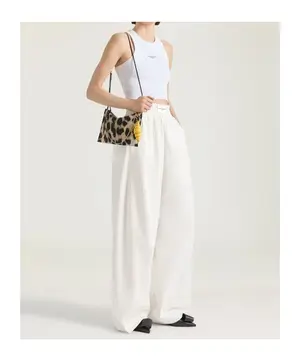 Givenchy Voyou Pouch In Leopard Jacquard