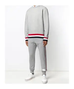 Thom Browne Horizontal Striped Crewneck Sweatshirt