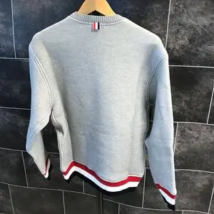 Thom Browne Horizontal Striped Crewneck Sweatshirt