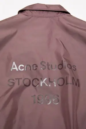 Acne Studios Logo-print Zip-up Lightweigt Jacket