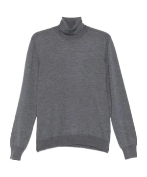 Tagliatore Long Sleeve High Neck Knit Top - No