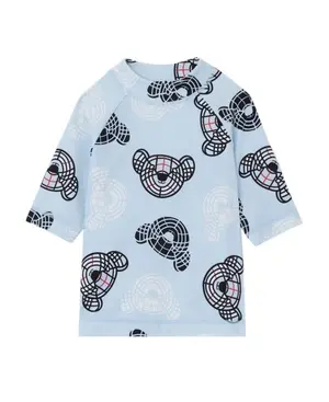 Burberry T-shirt With Round Neck And Teddy Bear Print