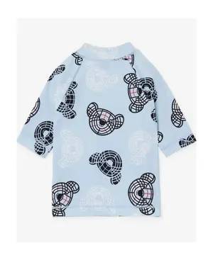 Burberry T-shirt With Round Neck And Teddy Bear Print