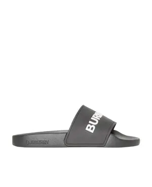 Burberry Kingdom Print Slides - Gray