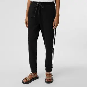 Burberry Logo-tape Track Pants - Black