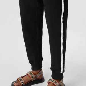 Burberry Logo-tape Track Pants - Black
