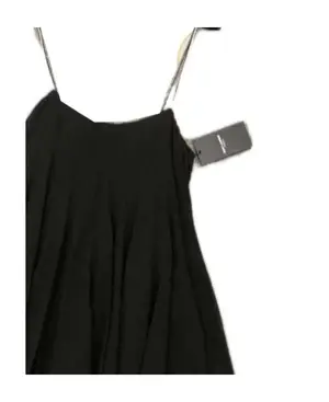 Saint Laurent Sling Dress With Pleated Skirt