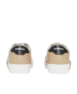 Burberry Stripe-detail Low-top Sneakers