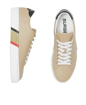 Burberry Stripe-detail Low-top Sneakers