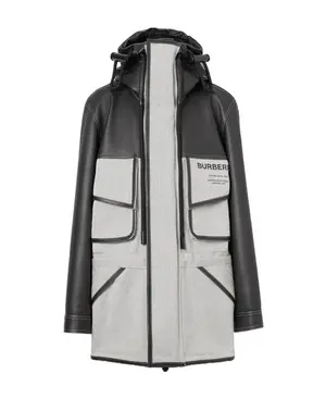 Burberry Horseferry Print Hooded Jacket - Black