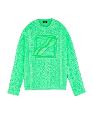 We11Done Jacquard Sweater - Green
