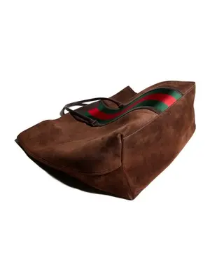 Gucci Medium Duffle Bag With Web Detail