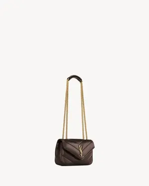Saint Laurent Loulou Mini Quilted Lambskin Shoulder Bag