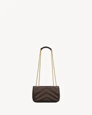 Saint Laurent Loulou Mini Quilted Lambskin Shoulder Bag