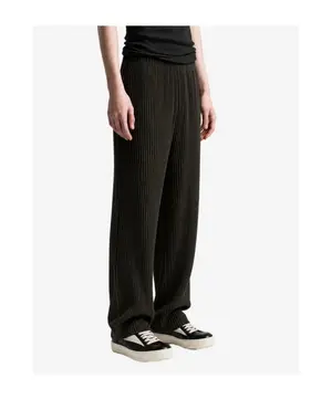 Issey Miyake July Pleated Trousers - Dark Brown