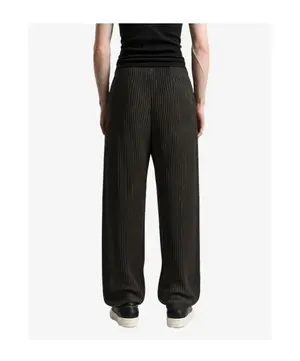 Issey Miyake July Pleated Trousers - Dark Brown