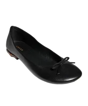 Gucci Ballerina Flats With Bamboo Trim