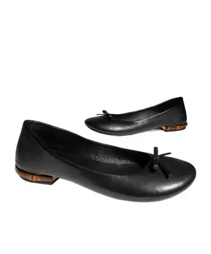 Gucci Ballerina Flats With Bamboo Trim