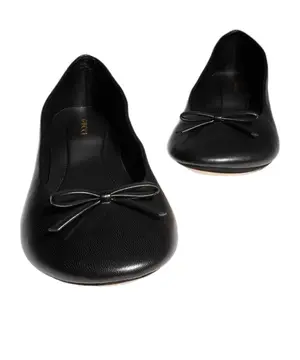 Gucci Ballerina Flats With Bamboo Trim