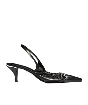 Gucci Vittoria Slingback Pump With Elastic - Black