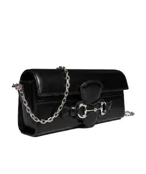 Gucci Horsebit Wallet On Chain - Black