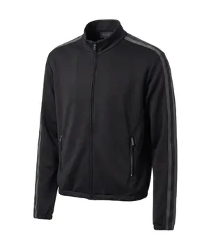 Gucci Cotton Jersey Zip Jacket With Muted Web - Black