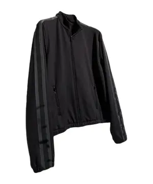 Gucci Cotton Jersey Zip Jacket With Muted Web Detail