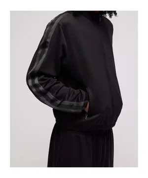 Gucci Cotton Jersey Zip Jacket With Muted Web Detail