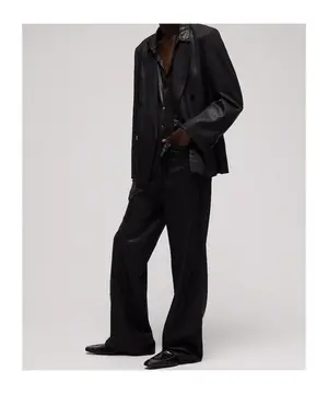 Gucci Light Wool Pants With Chintzed Finish