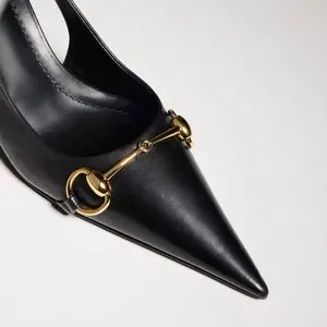 Gucci Donna Slingback Pumps - Black