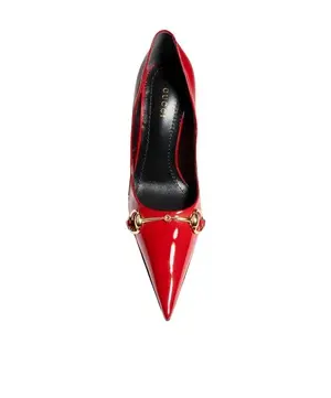 Gucci Donna Pump With Horsebit Detail - Red