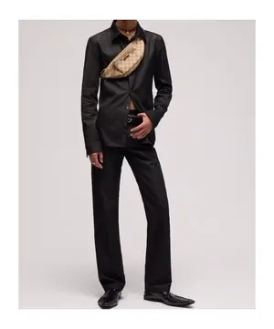 Gucci Cotton Silk Shirt With Embroidery - Black
