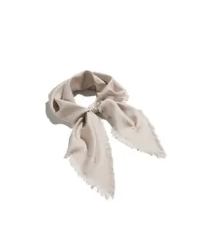 Gucci Double G Silk Wool Shawl - Ivory