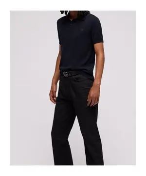 Gucci Knit Cashmere Polo Shirt With Embroidery