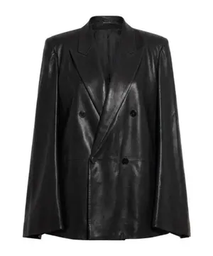 Gucci Wool Jacket With Chintzed Finish - Black