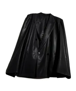 Gucci Wool Jacket With Chintzed Finish - Black
