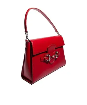 Gucci Horsebit Duomo Medium Top Handle Bag - Red