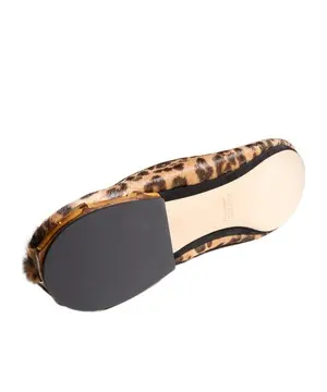 Gucci Ballerina Flats With Bamboo Trim - Brown/black