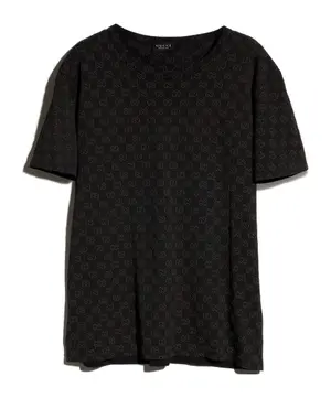 Gucci Printed Cotton Jersey T-shirt - Black