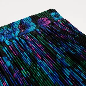 Gucci Printed Silk Crêpe De Chine Pleated Midi Skirt