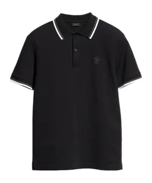 Gucci Embroidered Polo Shirt - Black