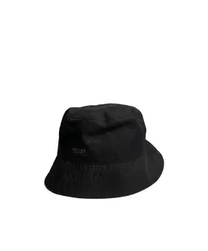 Gucci Cotton Canvas Bucket Hat - Black